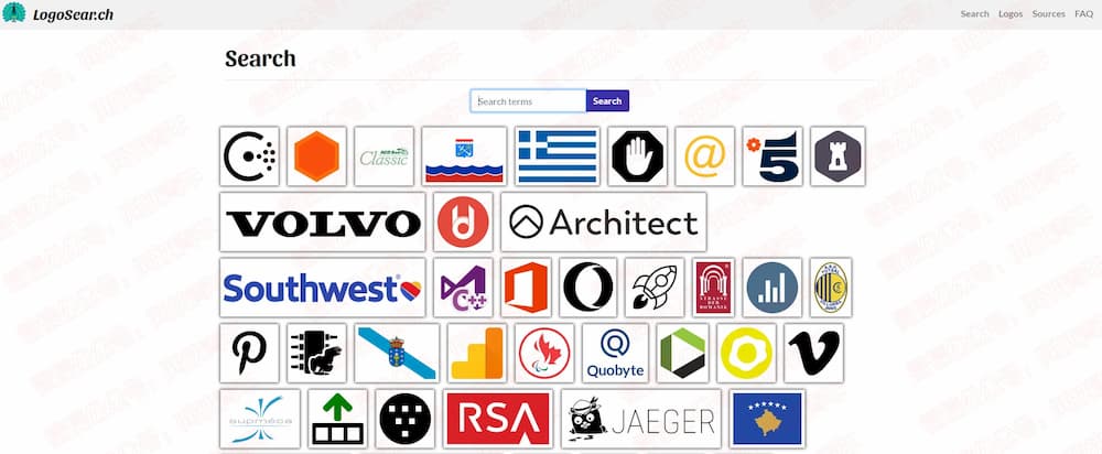 Logosear.ch 一个专注搜索品牌logo标识的网站_图像处理_两伙青年